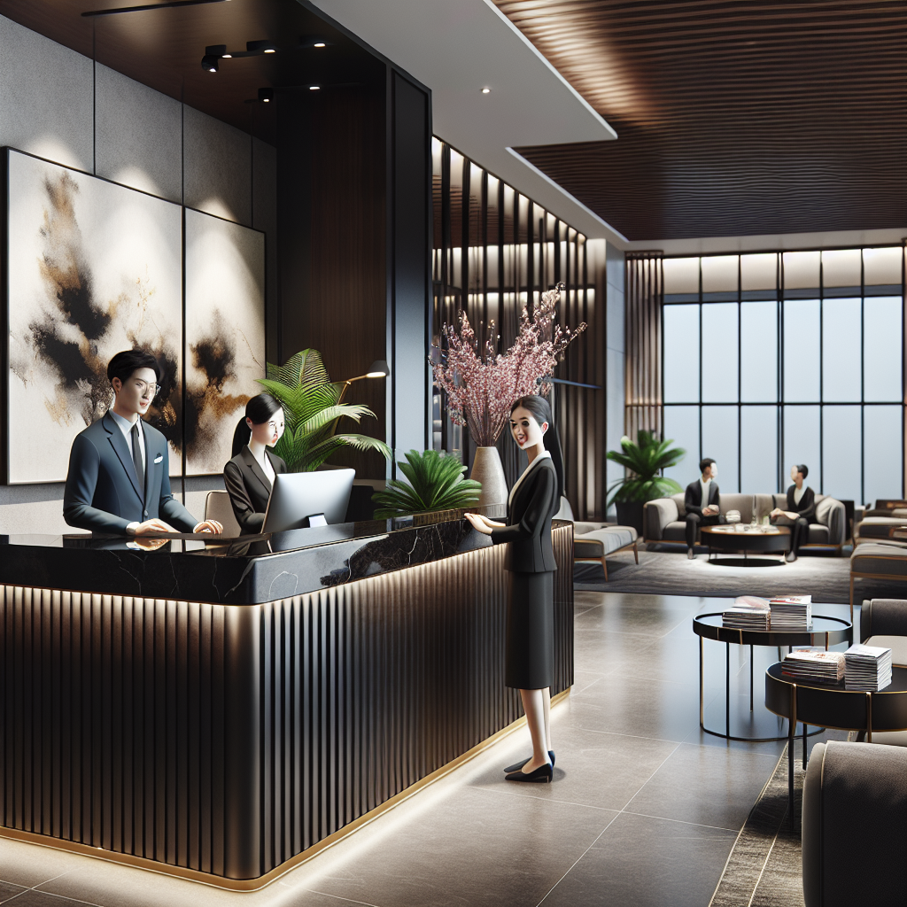 Business Reception Desk - Axis Office Modern Office Furniture